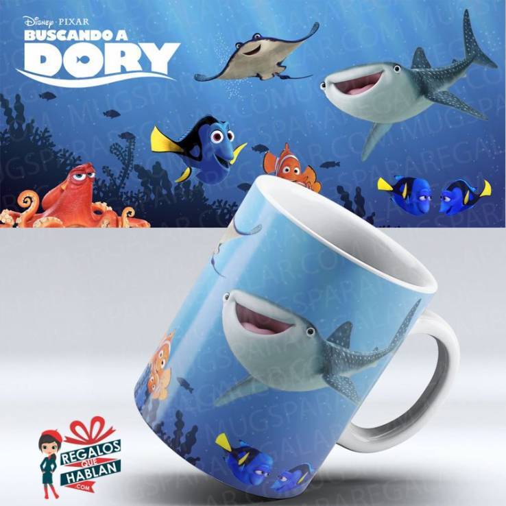Mug Infantil ( 21 ) Buscando A Dory - Regalos Que Hablan
